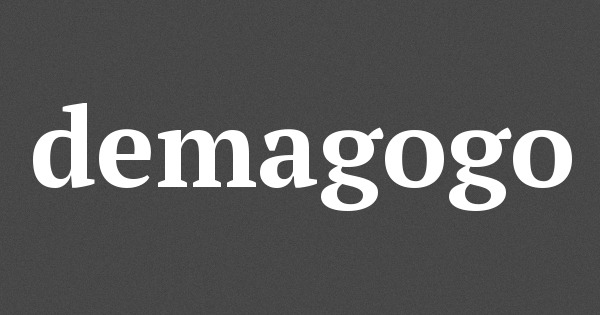 demagogo sinonimi, demagogo contrari :: Sinonimi - Contrari