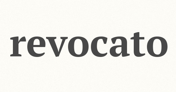 Revocare