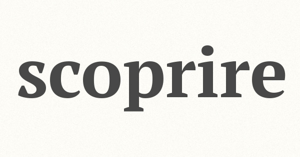 scoprire sinonimi, scoprire contrari :: Sinonimi - Contrari