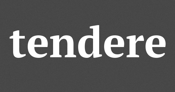 tendere sinonimi, tendere contrari :: Sinonimi - Contrari
