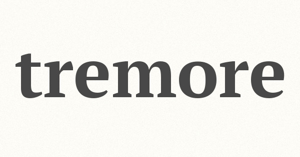 tremore sinonimi, tremore contrari :: Sinonimi - Contrari